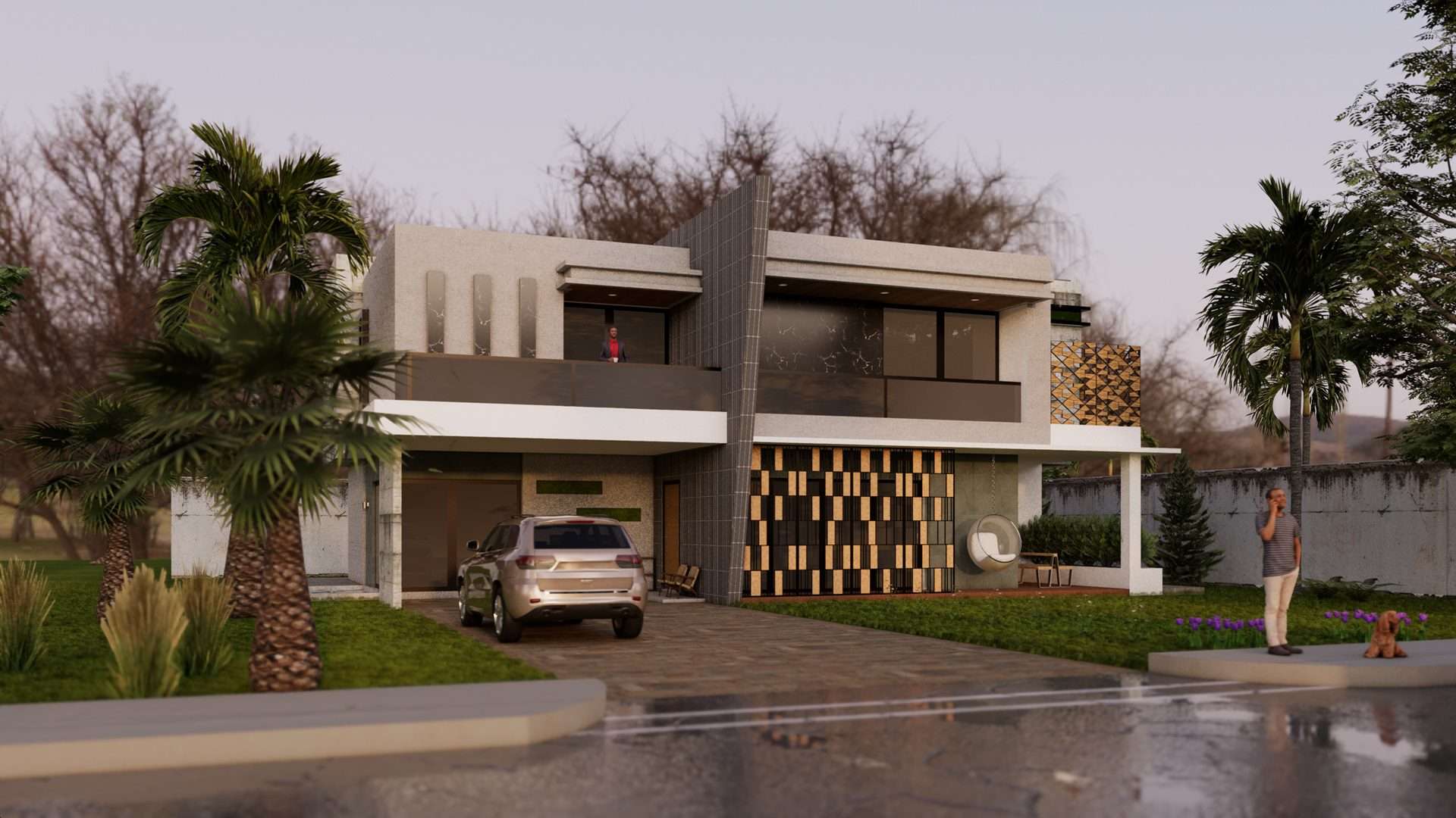 Render Rumah Bungalow - Arsisten