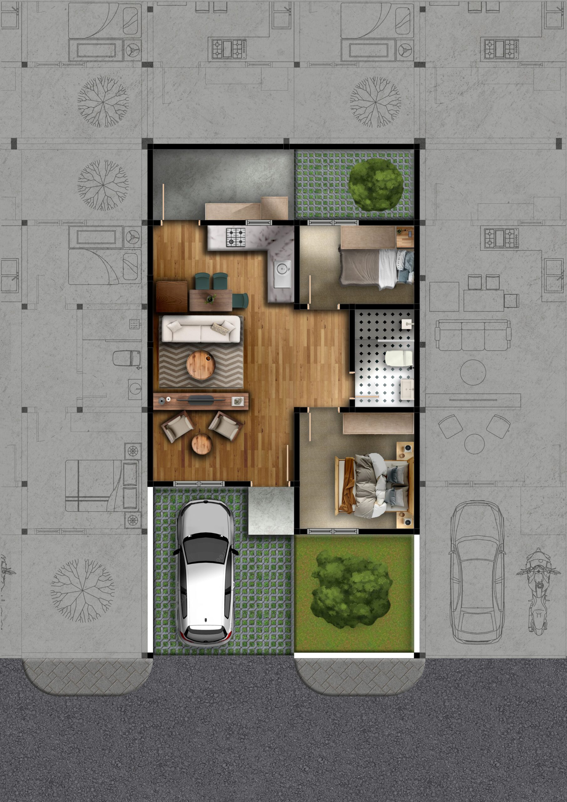 Layout Rumah - Arsisten